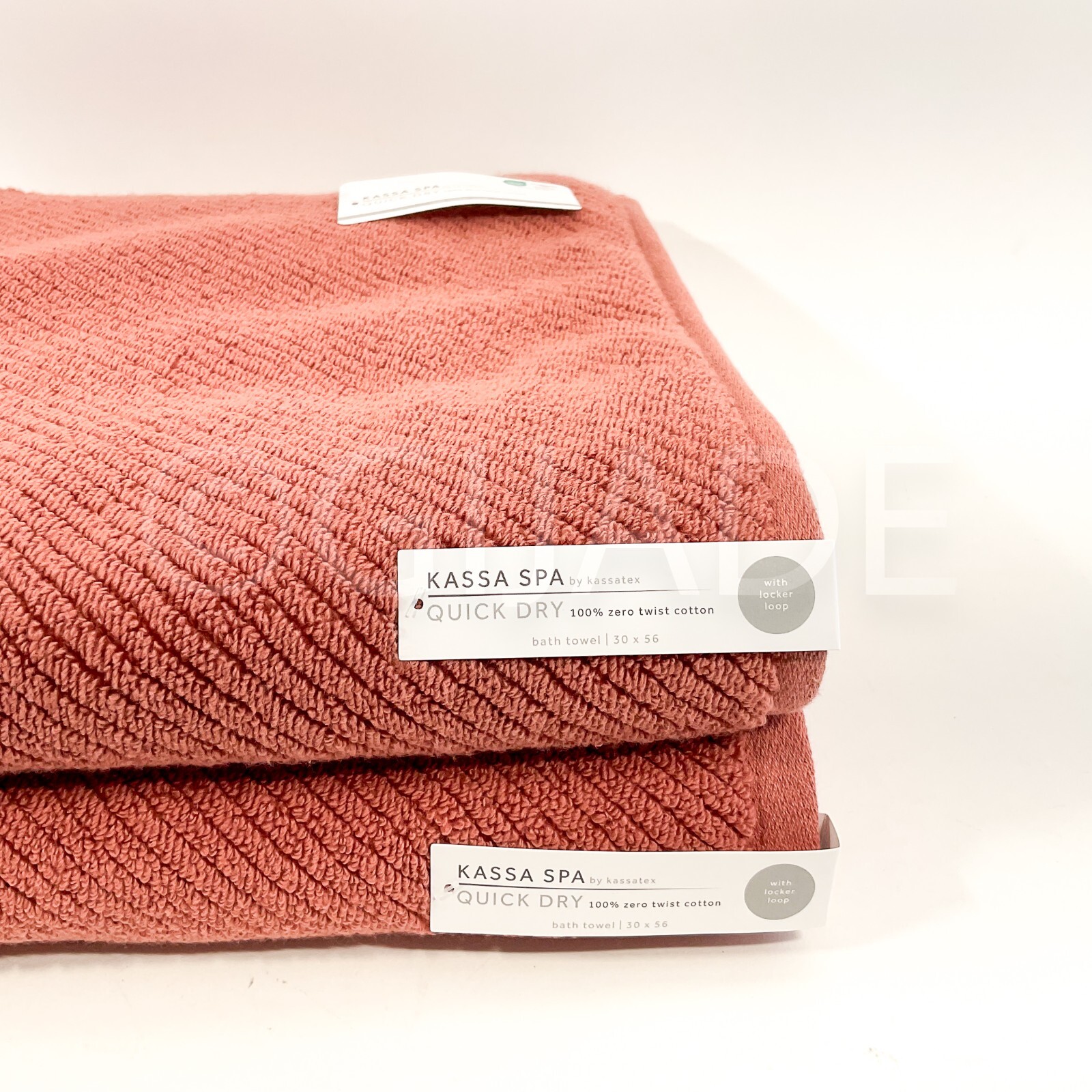 KASSA SPA Quick Dry 2 Bath Bath Towels Dark Orange Quick Dry New | eBay