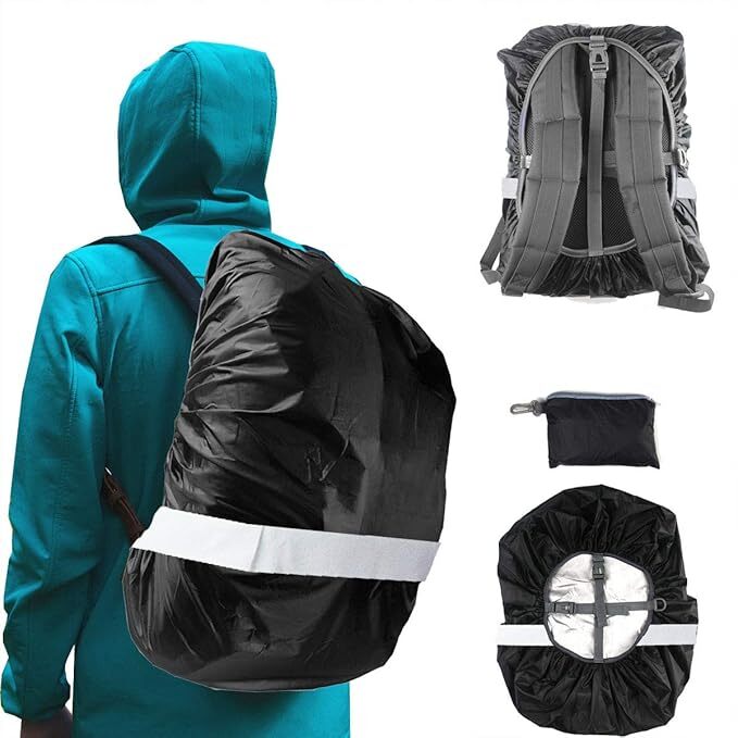 Waterproof Backpack Rain Cover with Reflective Strip 15L-90L Outdoor ...