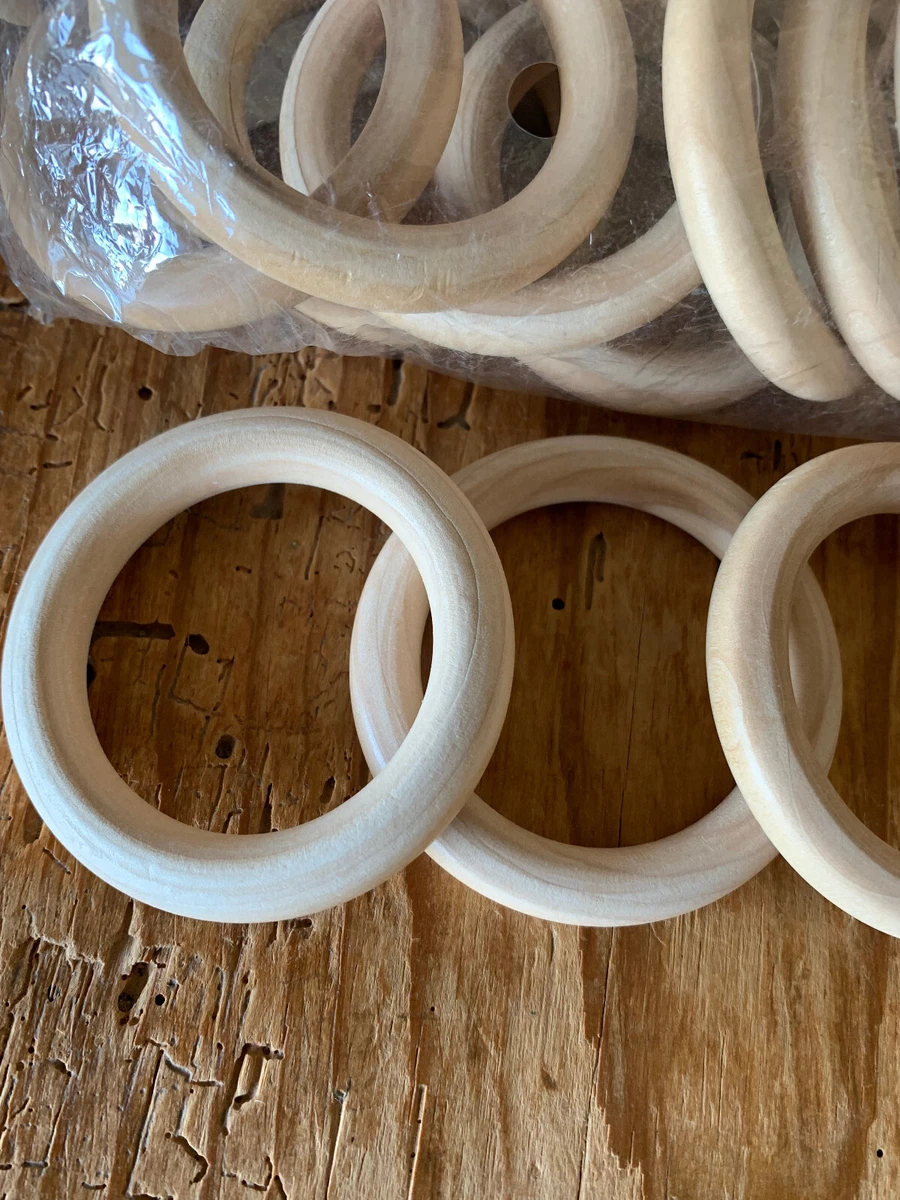 Unfinished Wood Rings