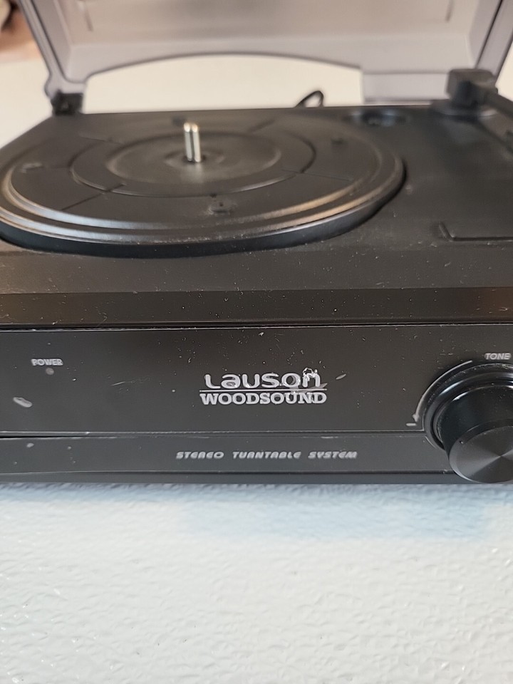 Lauson CL502 Stereo Woodsound Turntable w/ PC link, 3 Speed, Vinyl to ...