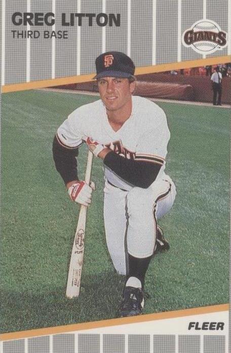 1989 Fleer Update - Greg Litton #U-130 (RC) for sale online | eBay