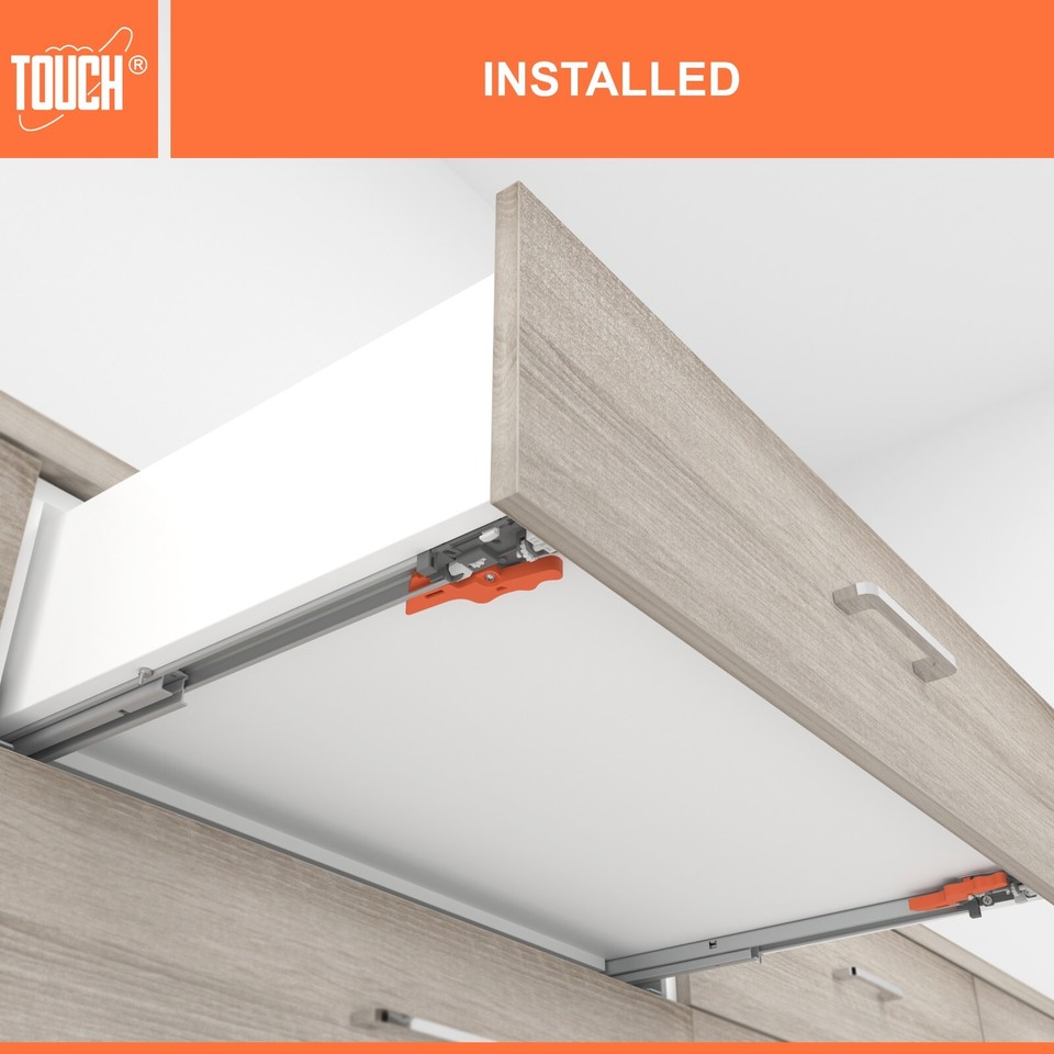 Undermount Drawer Slide Soft Close Concealed 12 15 18 21 inch For 3/4 ...