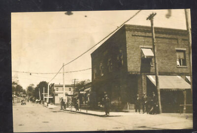 REAL PHOTO RITTMAN OHIO DOWNTOWN STREET SCENE STORES POSTCARD COPY | eBay