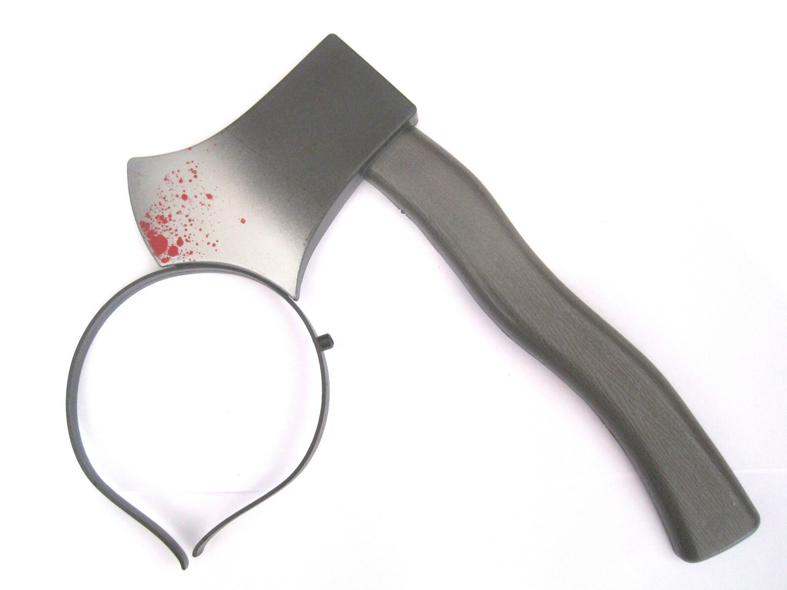 BLACK SILVER FAKE AXE ON HEAD HALLOWEEN Fancy Dress Headband | eBay UK