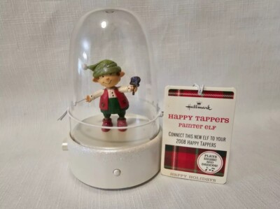 Hallmark 2009 Happy Tappers Painter Elf Musical Dancing - New | eBay