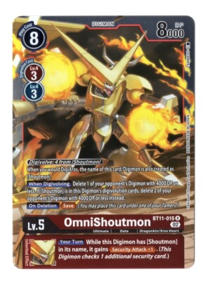 Digimon Card - (NM) OmniShoutmon BT11-015 - Bandai | eBay