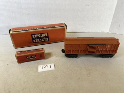 Lionel Electric Trains No. 3656 Model Box Car & Empty Cattle Box ...