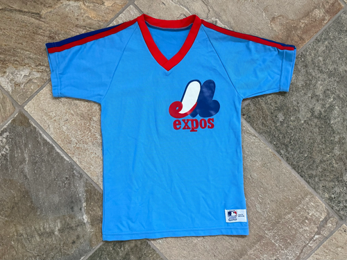 Vintage Montreal Expos Sand Knit Baseball Jersey, Size Youth Medium, 8 ...
