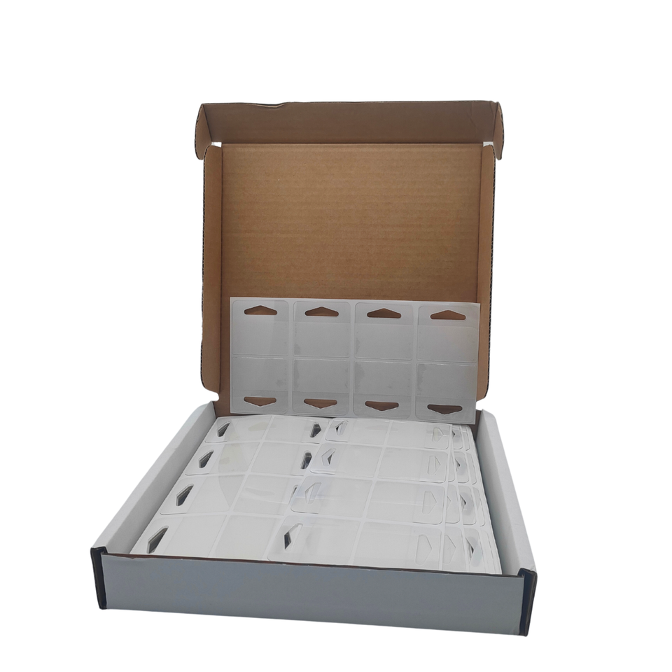 New Strong Clear/ Self Adhesive Hang Tabs Stickers for Euro Hook/Slot ...