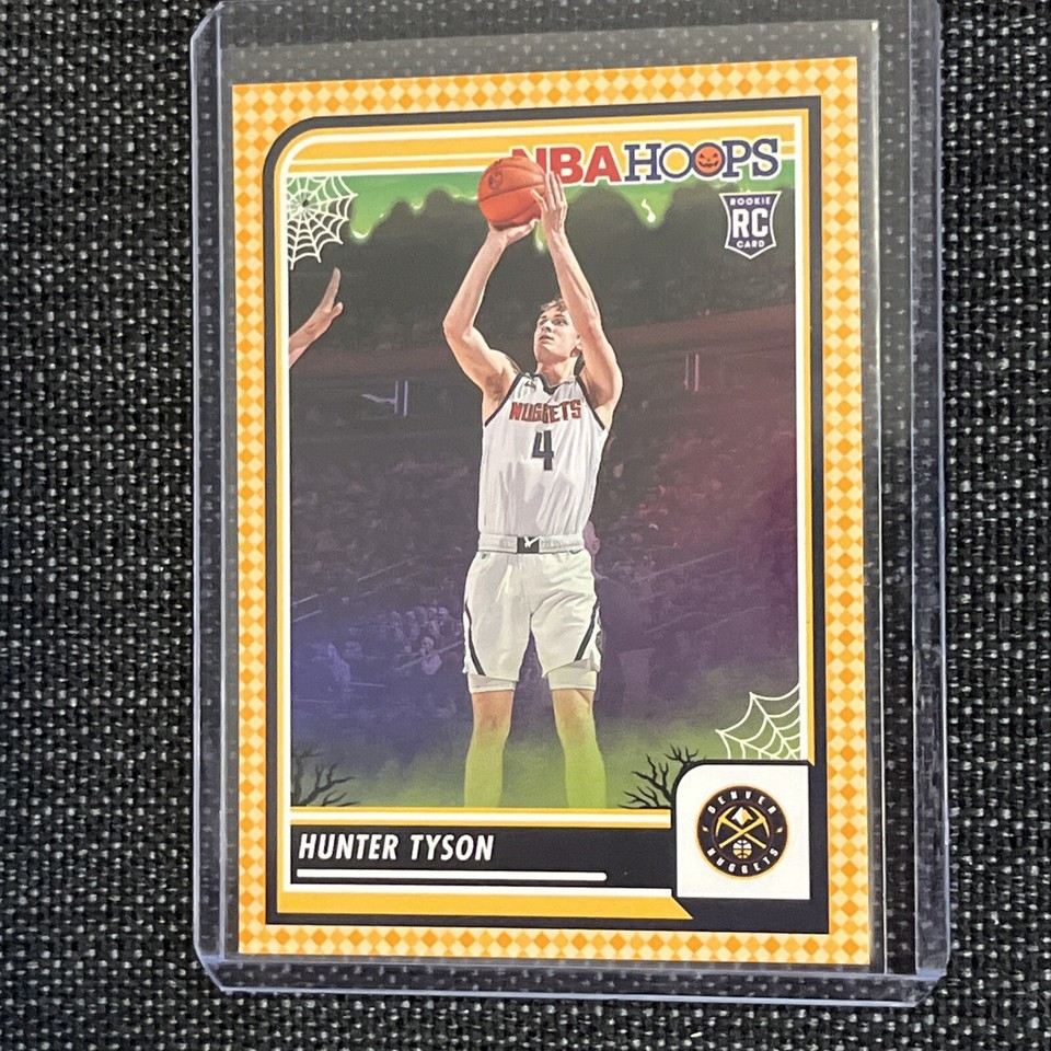 2023-24 Panini Haunted Hoops- Orange #29 Hunter Tyson RC- Denver ...