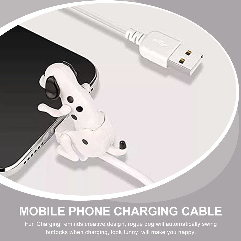 3pcs Charging Cables Funny Dog Type-c Charging Adapter Durable USB ...