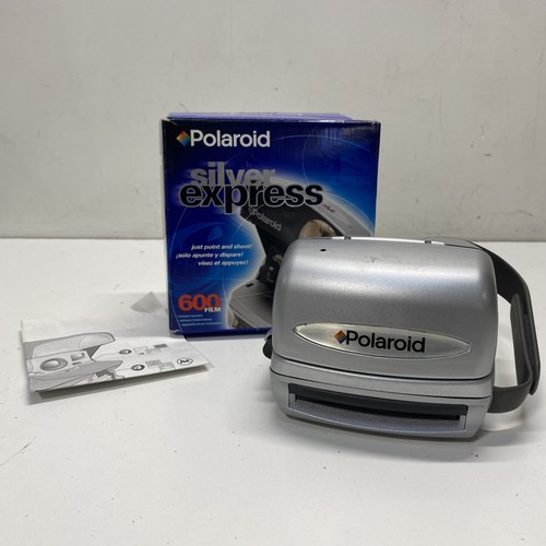 Polaroid Silver Express Instant Camera | eBay