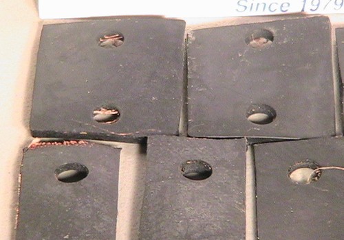 1928-1931 Model A Ford Body to Frame Rubber Body Block Mounting Pad Set ...
