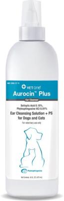 VetOne Aurocin Plus Ear Cleansing Solution + PS, 16 oz BLUE | eBay
