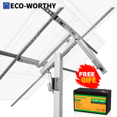 ECO-WORTHY Solar Panel Kit Tracking System Dual Axis with Tracker ...