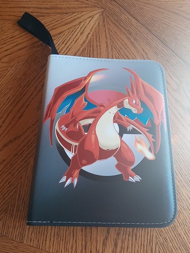 Pokemon Card Binder Charizard Holds 440 Standard Cards 55 Removable ...