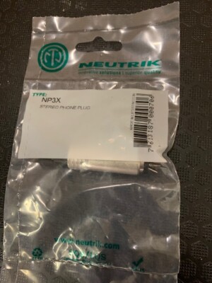 Neutrik NP3X stereo jack plug male in original packaging | eBay