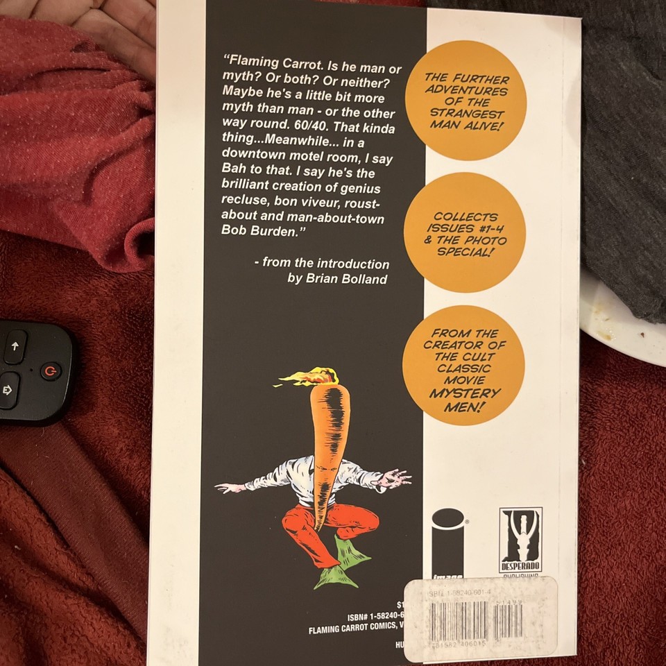 Flaming Carrot Unacceptable Behavior Signed By Bob Burden | eBay UK