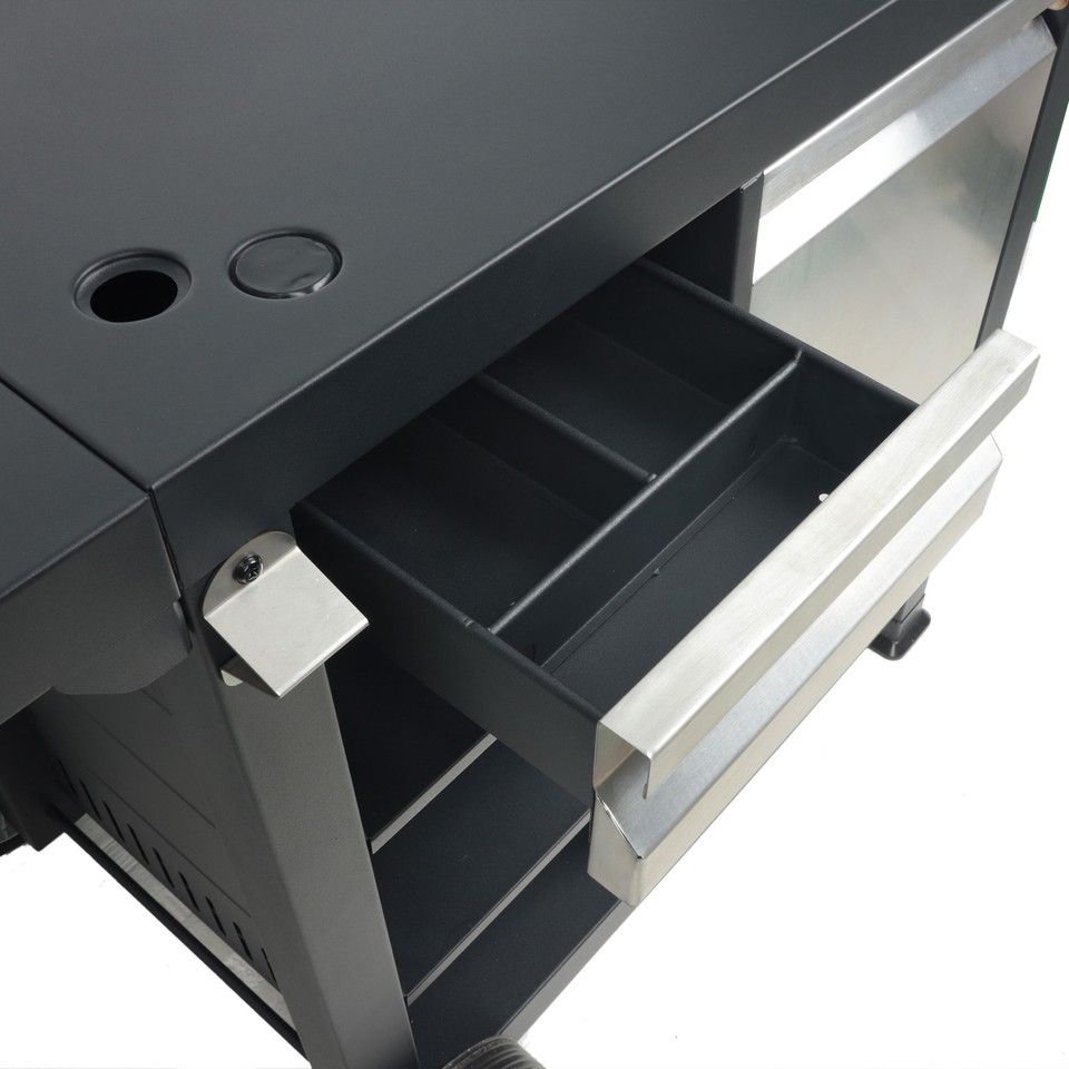 Razor Universal Rolling Prep Cart for Portable Outdoor Griddle and ...