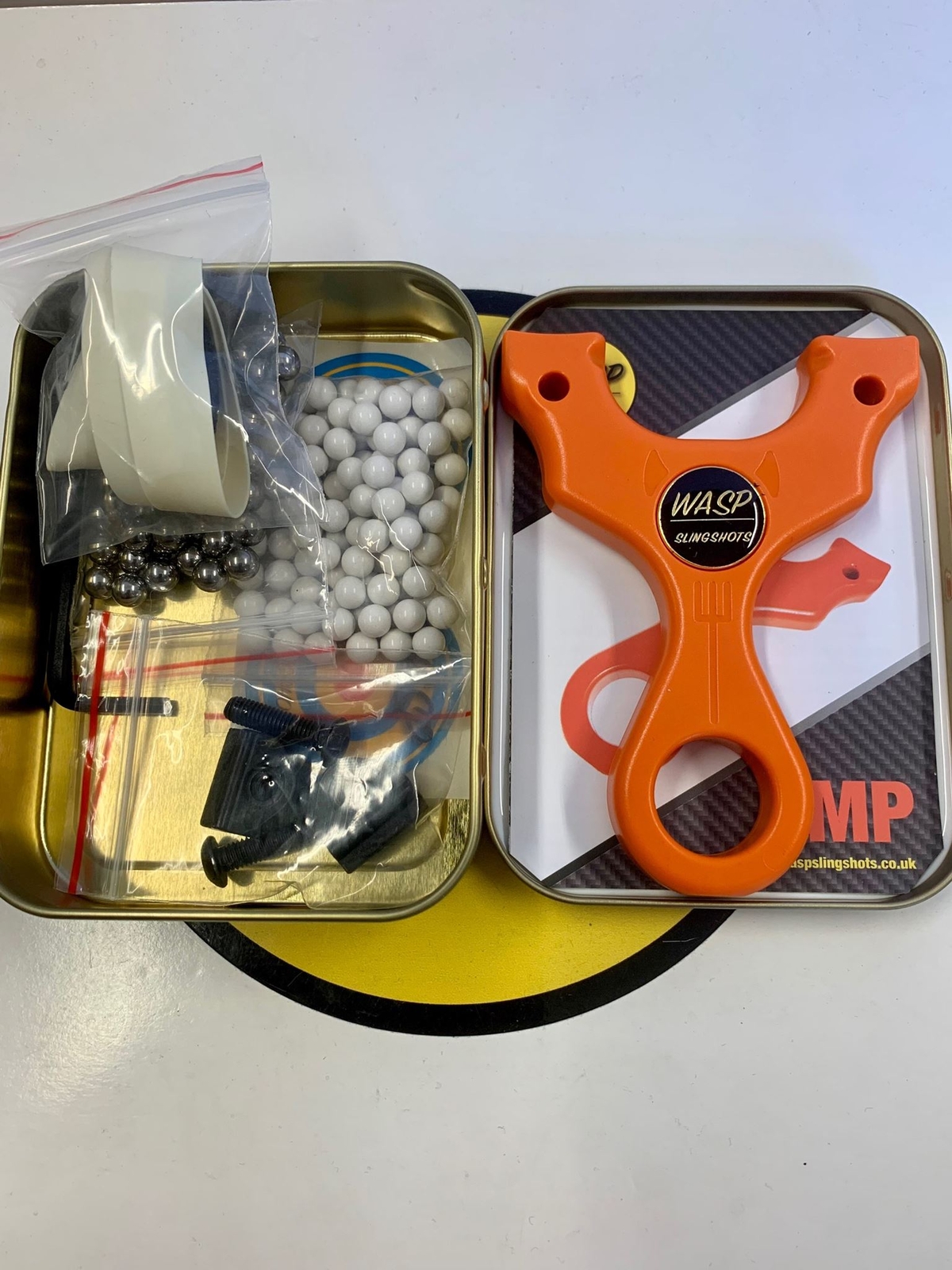 Wasp IMP Slingshot - BB Shooting Kit Boxed with Accessories | eBay UK