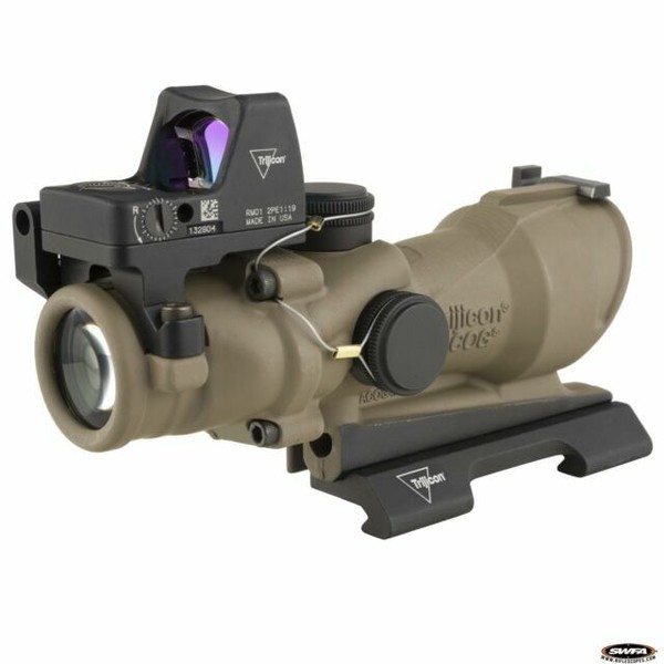 Trijicon ACOG TA01-D-100555 4x32 ECOS Tritium Riflescope - Brown for ...