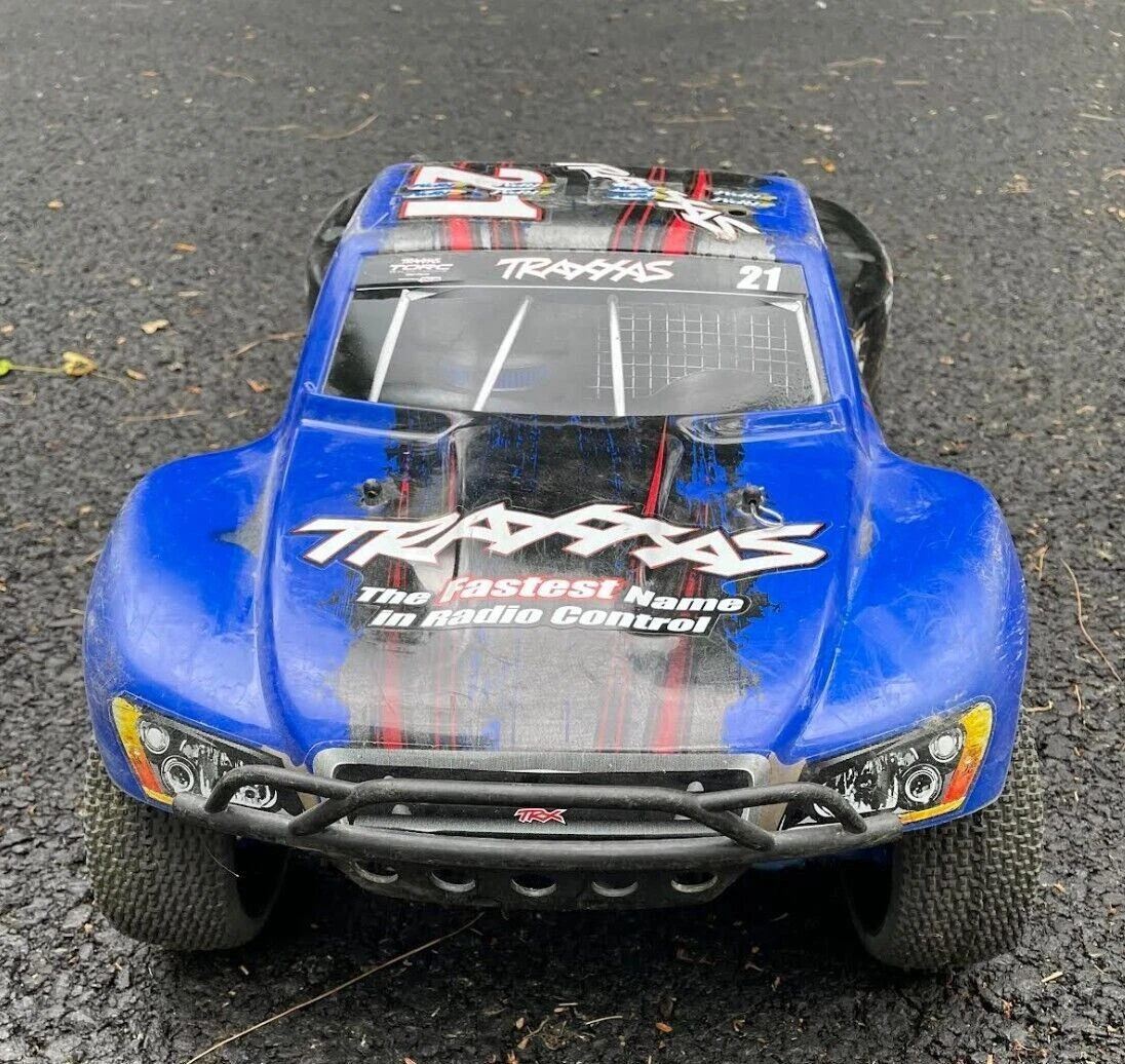 Traxxas Rc Traxxas Slash 1/10 RTR Short Course Truck - Blue (Includes ...
