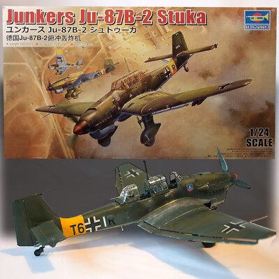 TRUMPETER 02421 1/24 JUNKERS JU 87B-2 STUKA MODEL KIT | eBay