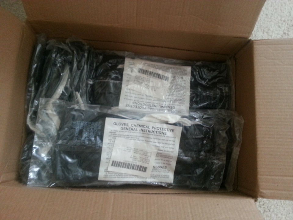 Sealed Unissued US Army Military Surplus BiologiChemical NBC Gloves | eBay