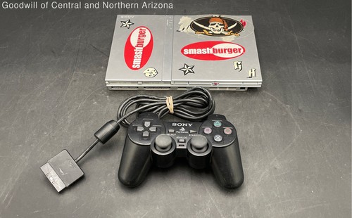 Sony Playstation 2 Slim PS2 Video Game Console Accessories Bundle [02/ ...