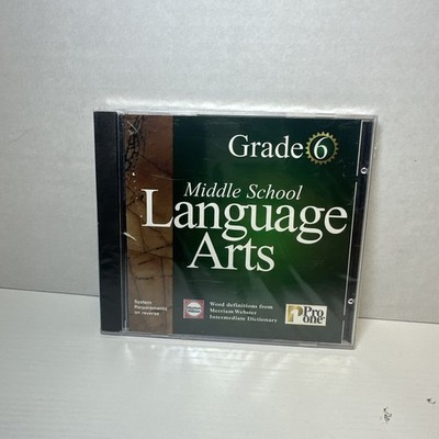 New Grade 6 Middle School Language Arts PC CD-ROM Software . Factory ...