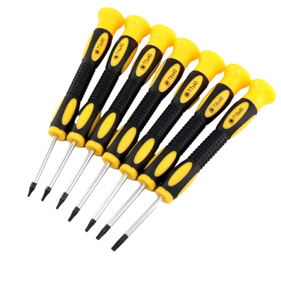 T3 Hexagon Screwdriver Set with 7pcs Precision Bits Compact and ...