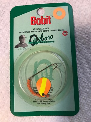 Vintage Oxboro Bobit Live Bait Rig Chartreuse / Orange | eBay
