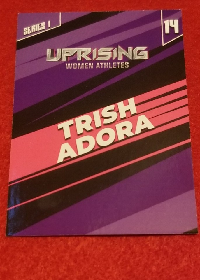 Trish Adora 2024 UPRISING WOMEN ATHLETES RARE Wrestling Card AEW WWE ...
