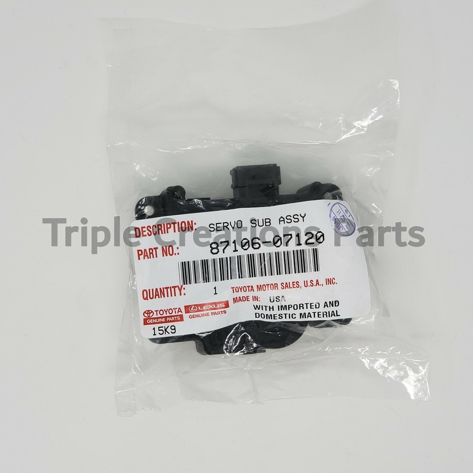 Toyota Genuine 8710607120 Damper Servo Sub-Assy Air Conditioner ...