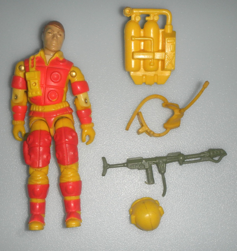1984 Vintage G.I. GI Joe Lot 3.75 ARAH Blowtorch v1 Figure *Complete ...