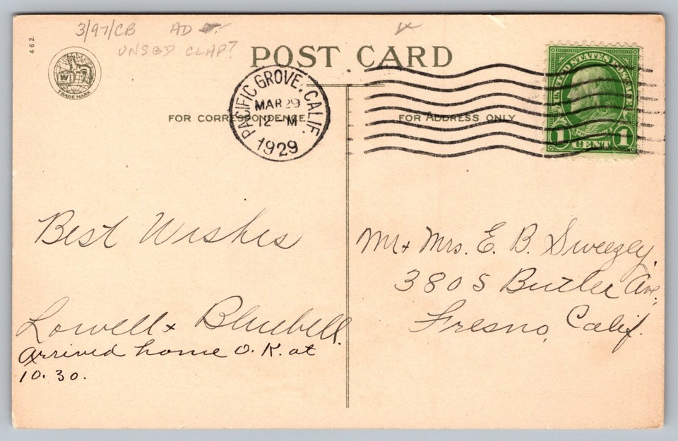 Postcard: Best Easter Wishes, Wolf & Co., #462, Posted 1929 | eBay