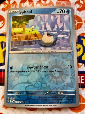 Spheal 043/191 SSP Reverse Holo Surging Sparks Pokemon ENGLISH | eBay.de