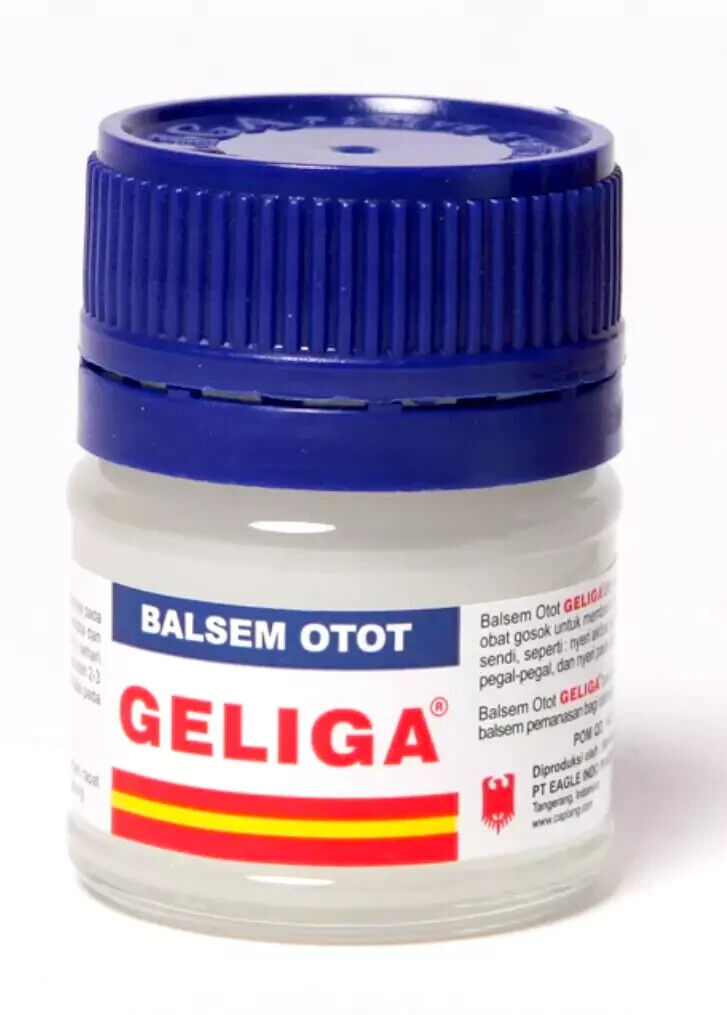 12 X 20g Geliga Muscular Balm Otot Balsem Geliga Neck Relieve Muscle ...