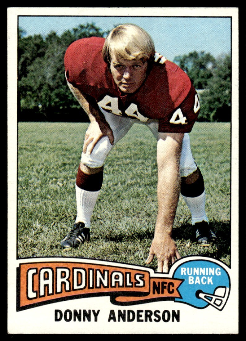 1975 Topps Football Card Donny Anderson St. Louis Cardinals #292 EX-MT+ ...