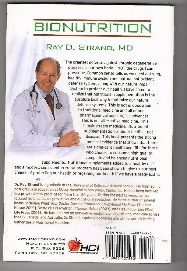 BIONUTRITION ~ Winning the War Within ~ by Ray D Strand ~ revised ...