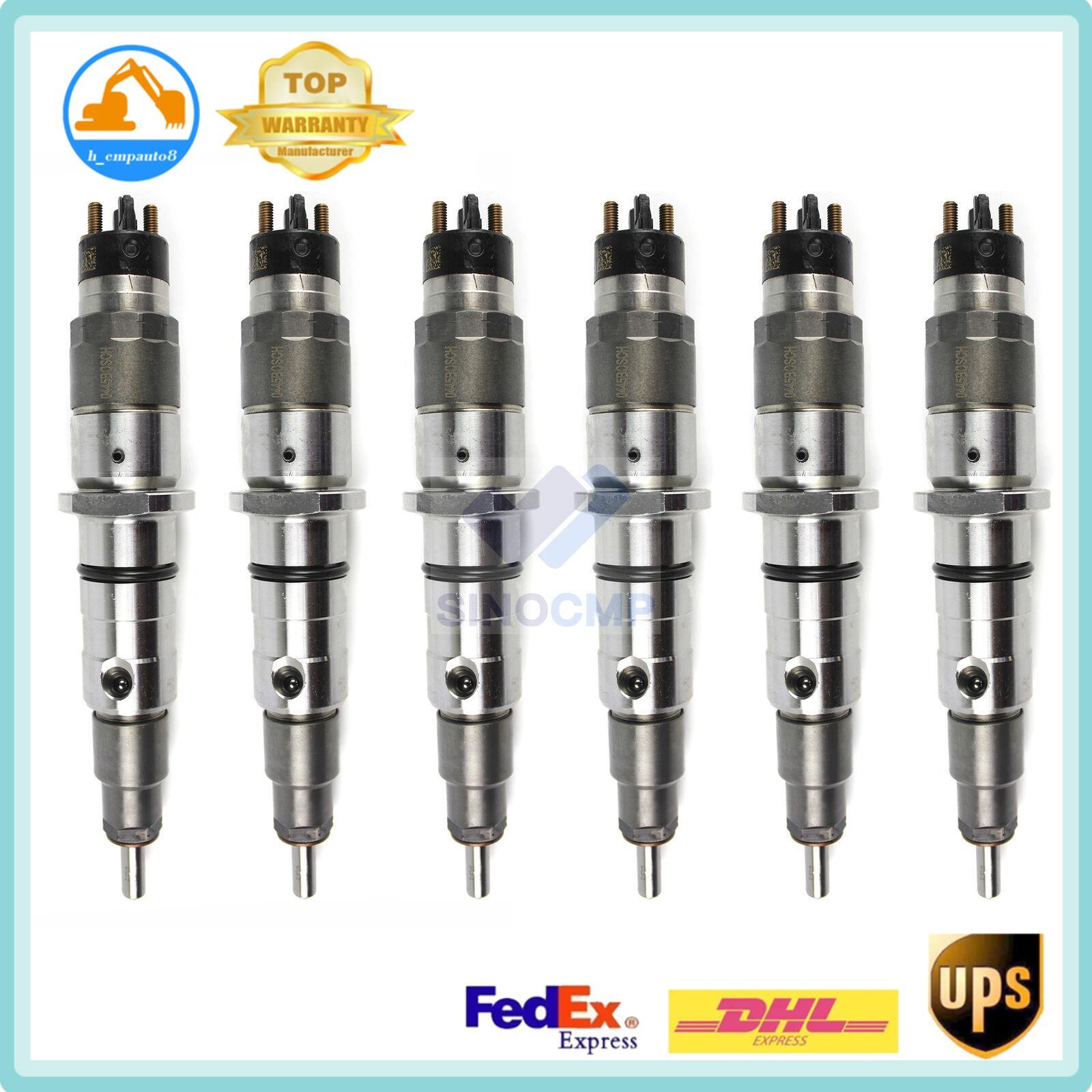 6754-11-3100 0445120236 Fuel Injector for Komatsu PC300-8 WA320-6 4D107 ...