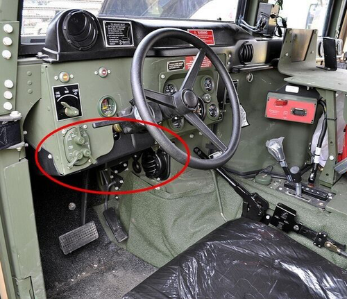 Humvee M1151 M1152 M998 Driver Side Close out Panel Under Dash 6044575 ...