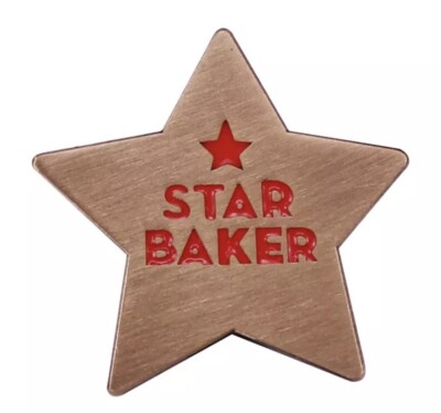 Star Baker GBBO Great British Bake Off Metal Lapel Pin Badge TV Series ...