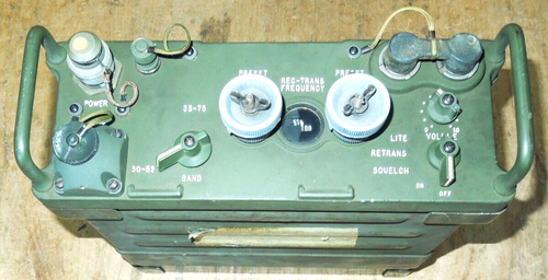 RT-841/PRC-77 Military FM Transceiver Collection Item limited USA Rare ...