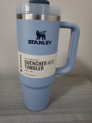 Stanley Tumbler 30 oz The Flowstate Quencher H2.0 Dusty Blue Chambray ...