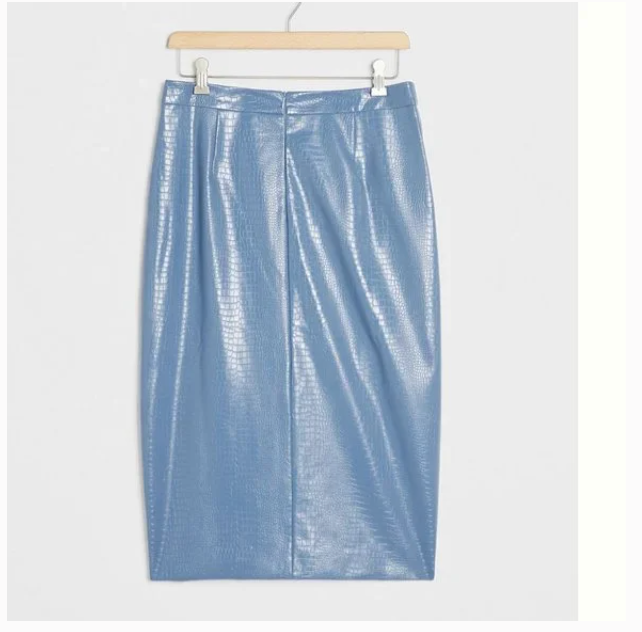 Maxine Faux Leather Peasant Snake Art Deco Farm Boho Chic Hipster ...