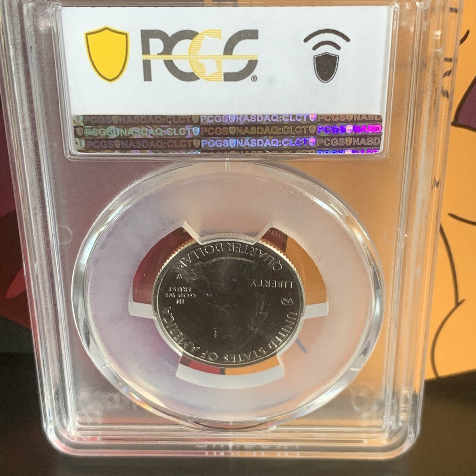 2020 W American Samoa Park NP Quarter 25c NGC MS 65 Privy Mark V75 Bat ...