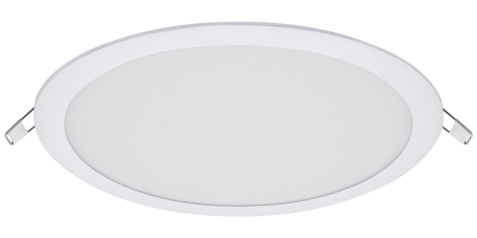 24W LED Round Recessed Ceiling Flat Panel Down Light Ultra slim Warm ...