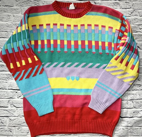 Vintage POSH BOY Cool Pattern Sweater M / L | eBay