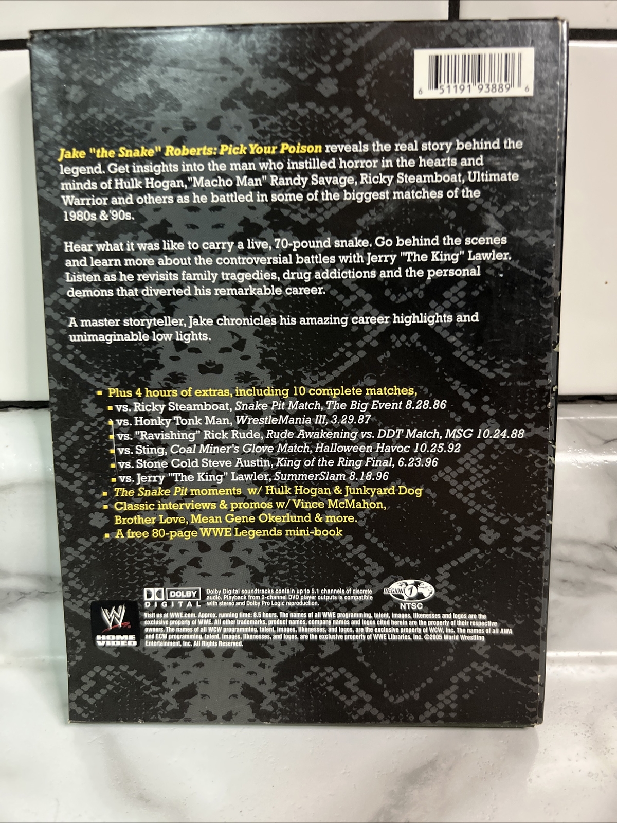 WWE: Jake The Snake Roberts - Pick Your Poison 2 DVD box set | eBay